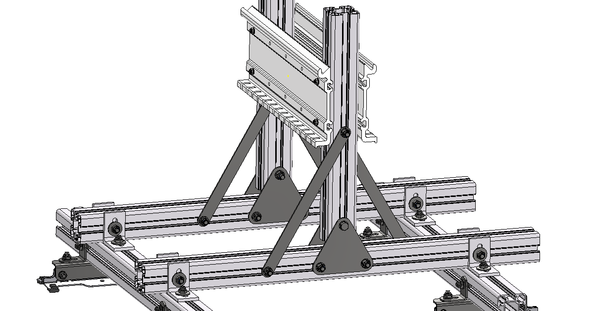 Universal Radio Support - stand-alone, raised seam metal roof - Cue Dee