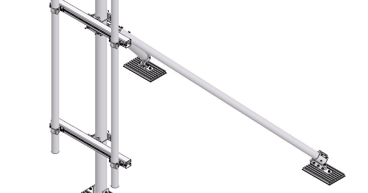 3m/114mm Dipod, with optional 2x off-set sector frame - Cue Dee