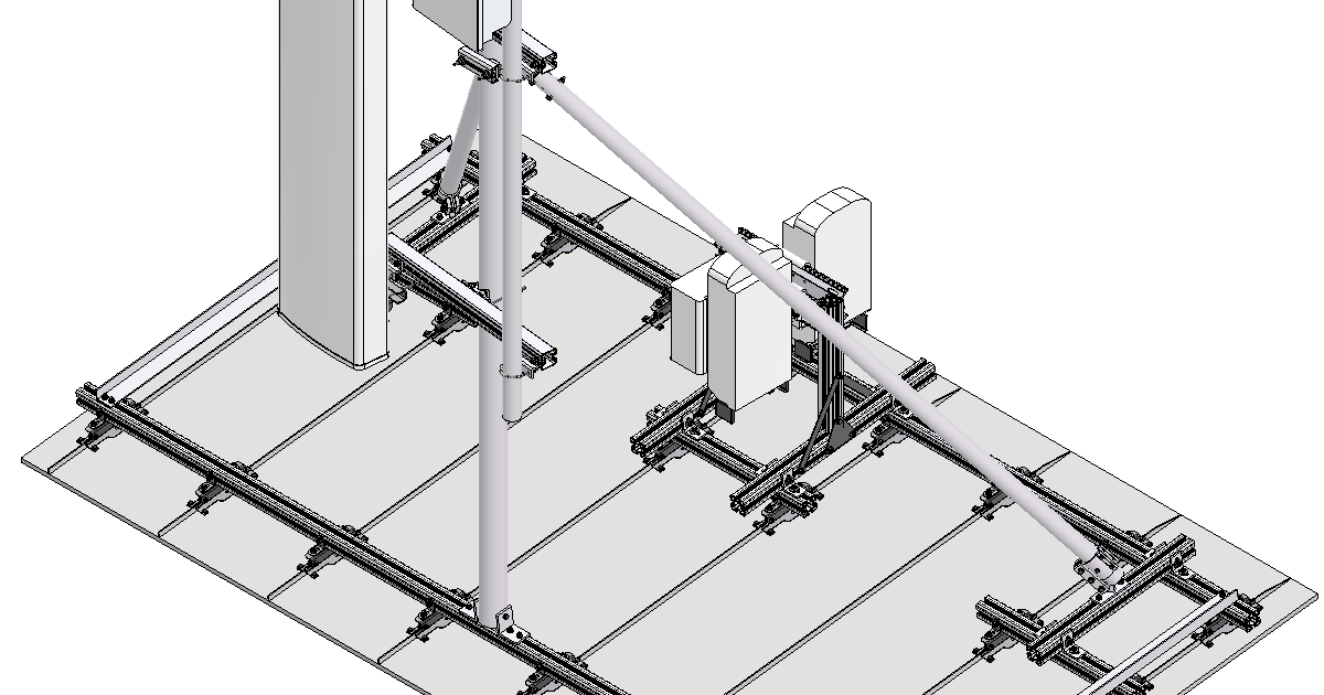 4m/114mm Dipod, with optional 2x off-set sector frame - Cue Dee