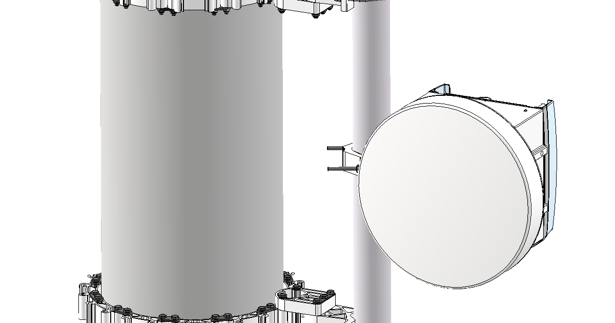 Chain bracket link support, 1m pole - Cue Dee