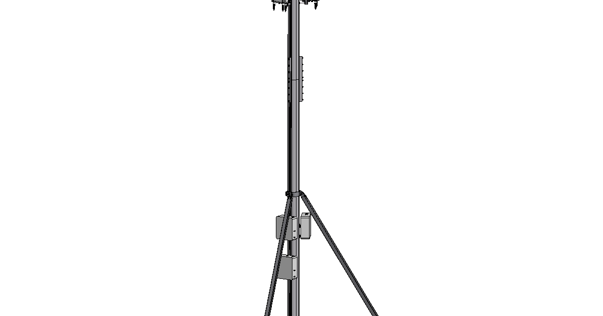 9m/202mm 3-sector dipod - Cue Dee