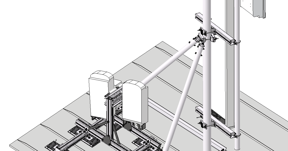3m/114mm Dipod, with optional 2x off-set sector frame - Cue Dee