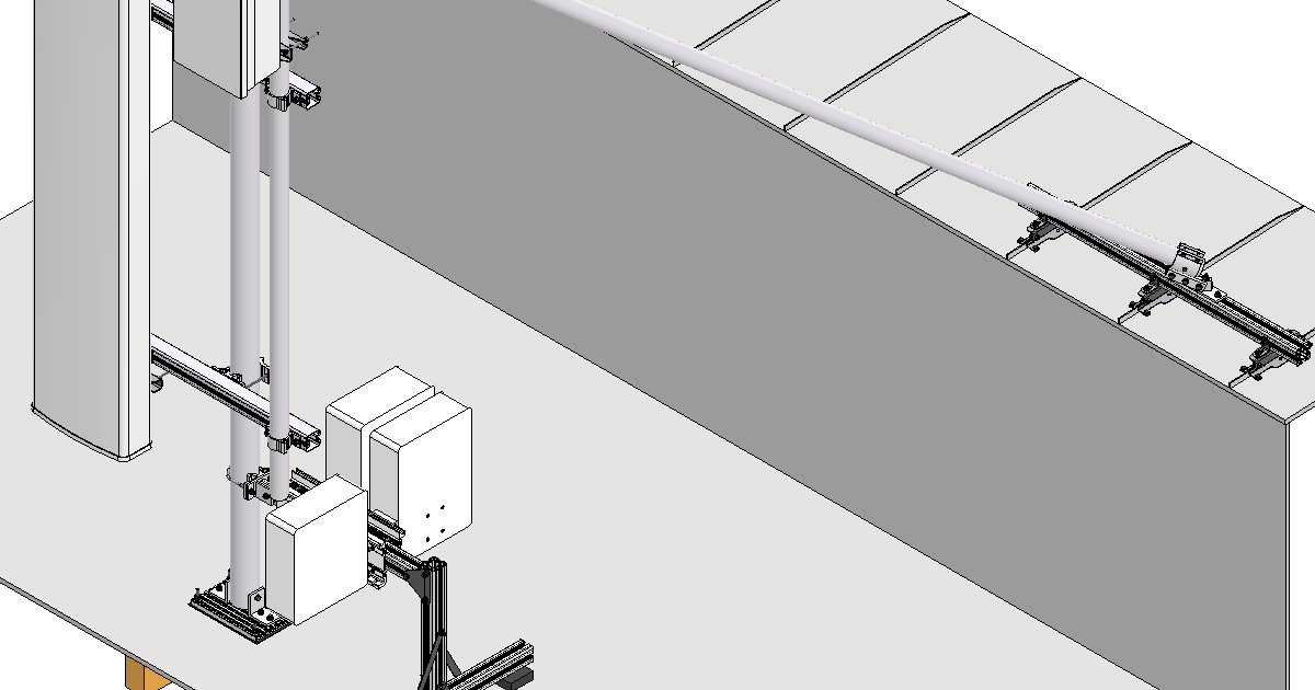 3.5m/114mm Dipod, with optional 2x off-set sector frame - Cue Dee